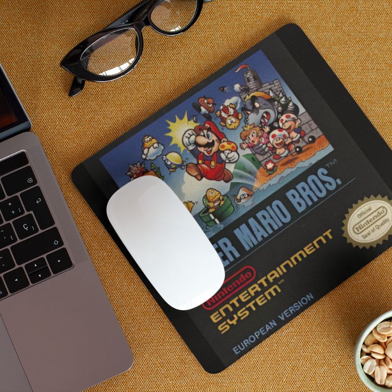MOUSEPAD-MARIO BROS RETRO VINTAGE – Fan & Fun